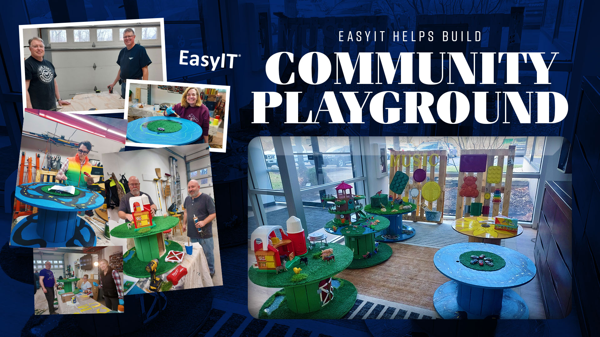 EasyIT Helps Build Community Playground | Columbus, OH